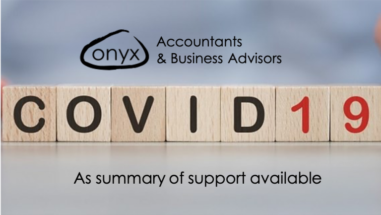 Onyx Support through COVID-19 - Onyx Accountants and Business Advisors